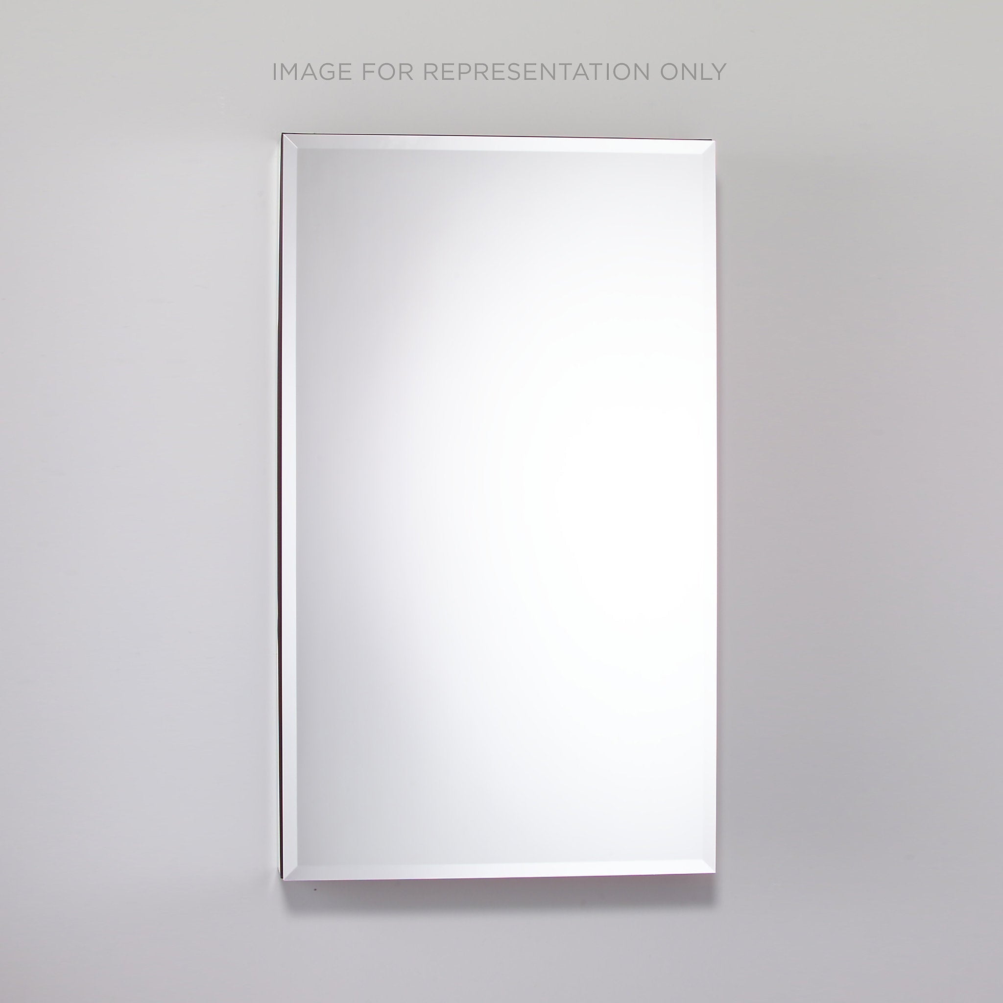 robern MC2430D8FBL M Series Cabinet, 24" x 30" x 8", Flat Top, Bevel E – Showroom Source