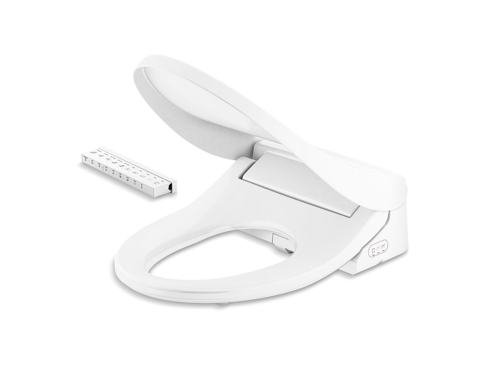 KOHLER PureWash E880 Elongated bidet toilet seat with remote control ...