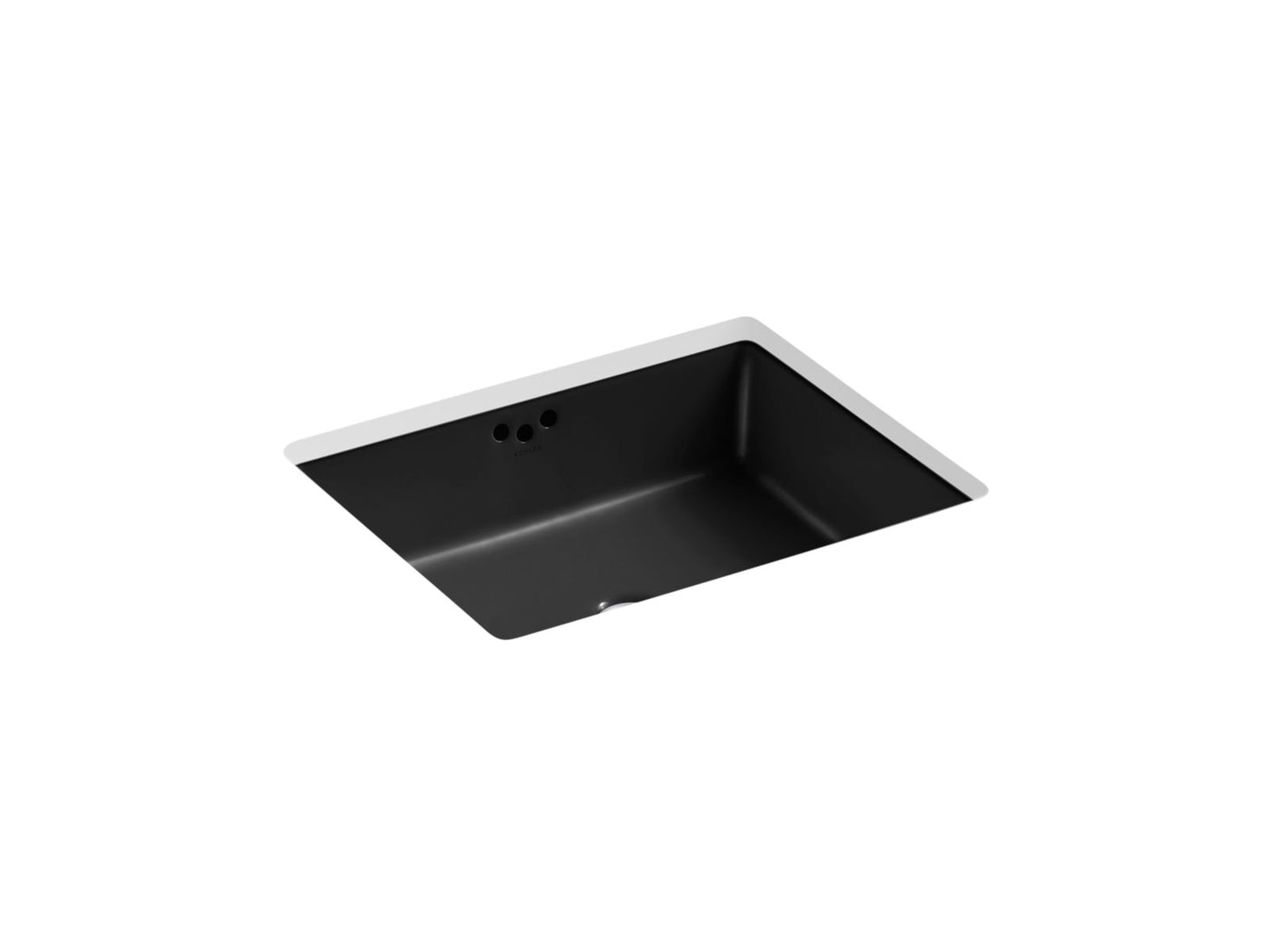 KOHLER Kathryn 19-3/4" rectangular undermount bathroom sink with glazed underside – Showroom Source