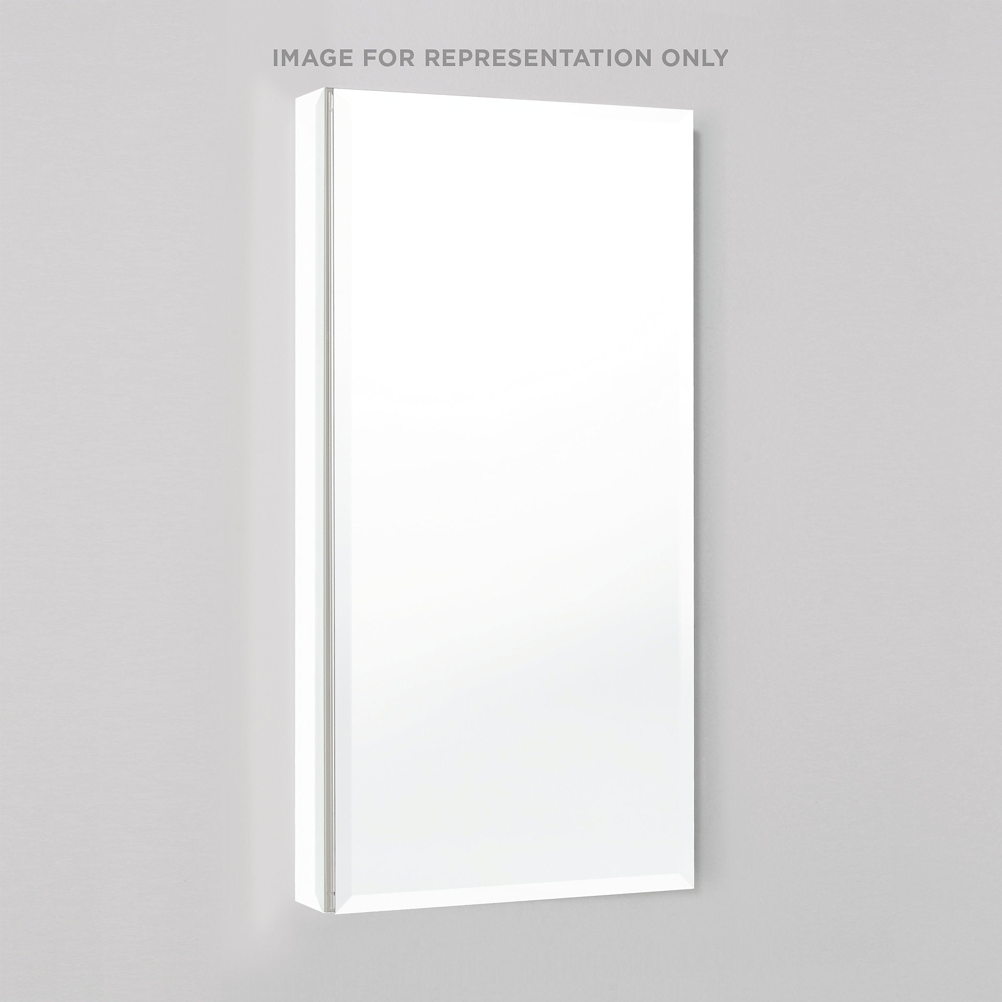 robern MC2040D4FBR M Series Cabinet, 20" x 40" x 4", Flat Top, Bevel E ...