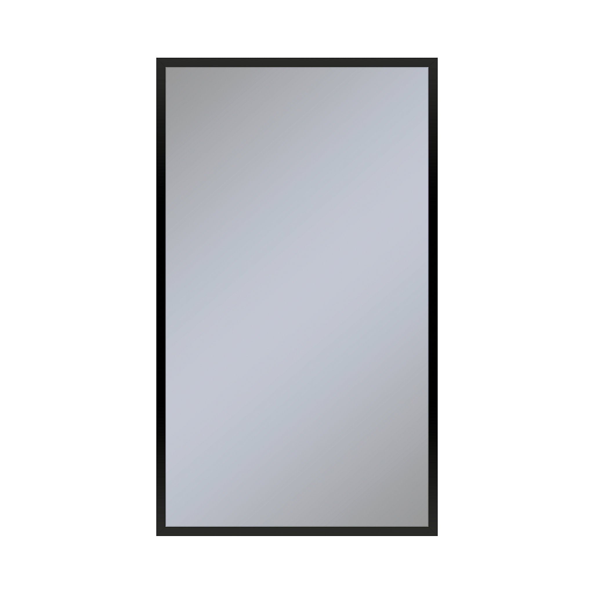 robern PC2440D4TNN83 Profiles Framed Cabinet, 24" x 40" x 4", Matte Bl ...