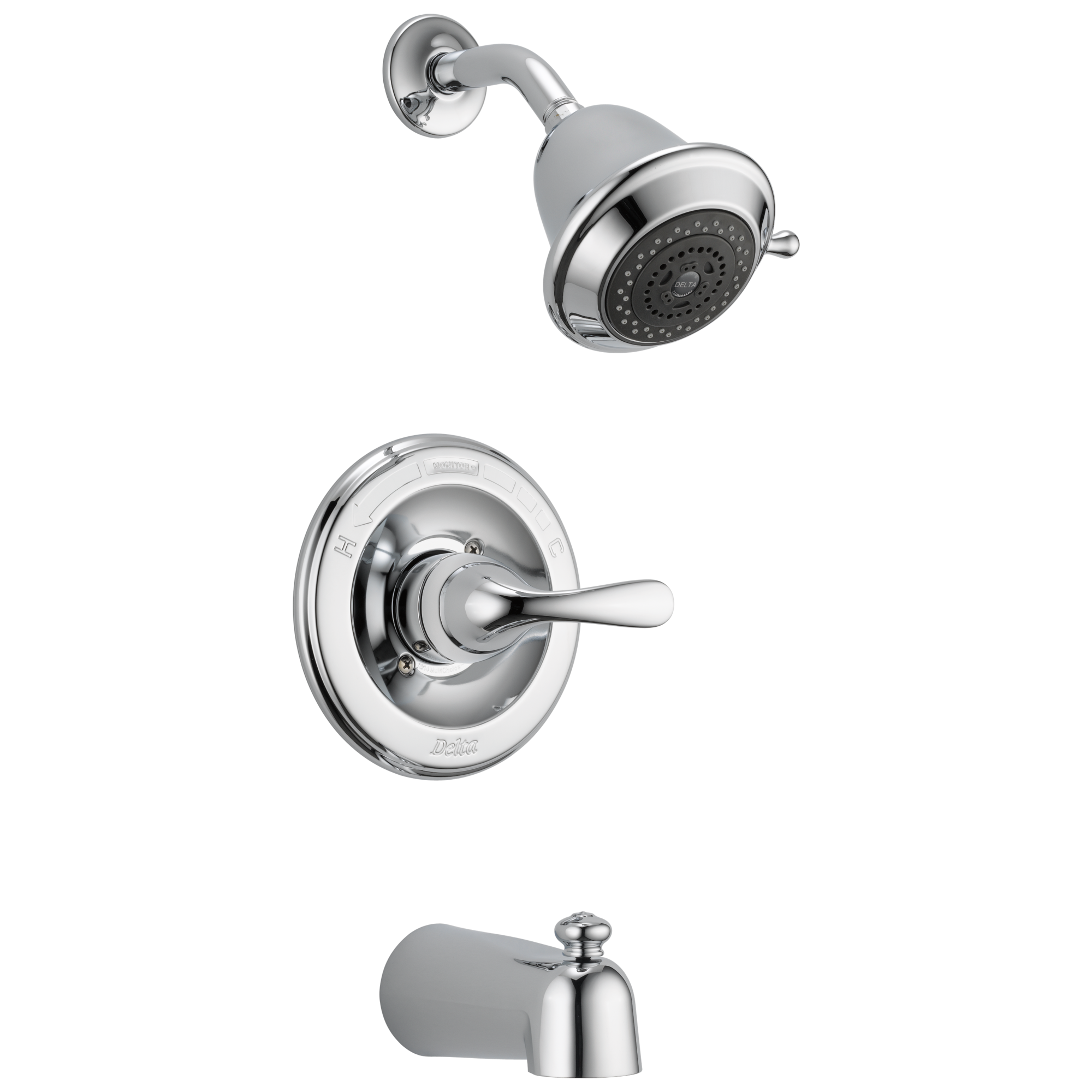Delta T13420-SHCCER Classic Monitor 13 Series Tub and Shower Trim ...