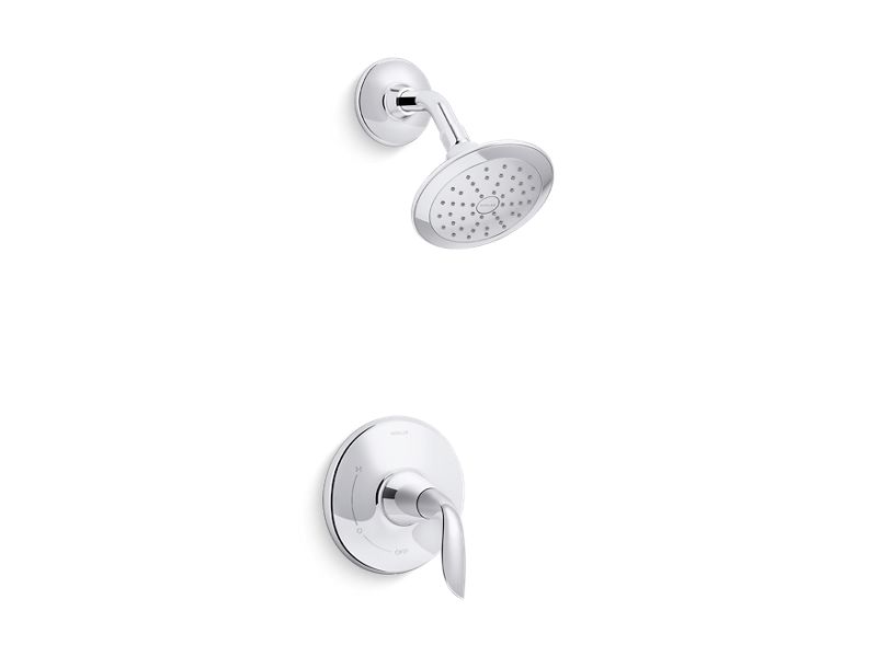 KOHLER K-TS5320-4G Refinia Rite-Temp shower trim with 1.75 gpm showerh ...